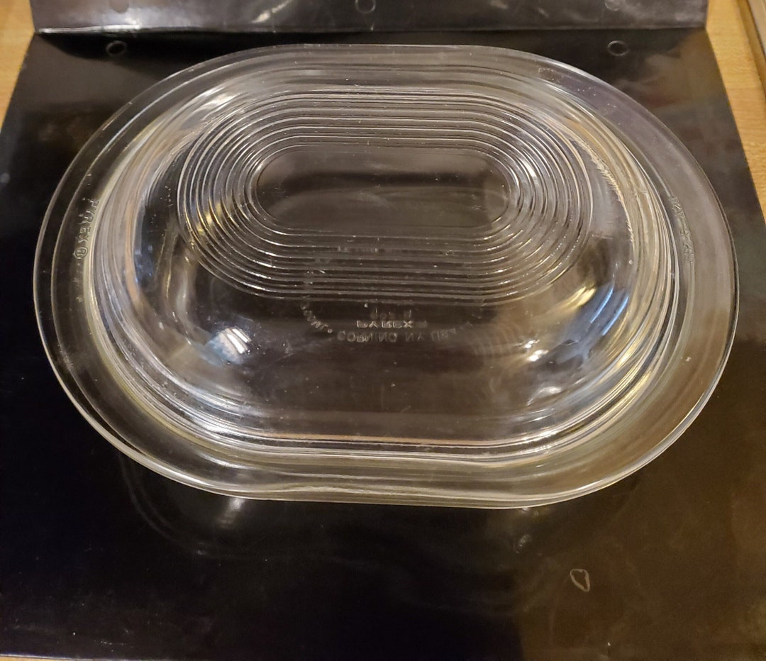 Oval Pyrex Dish and Lid - Etsy