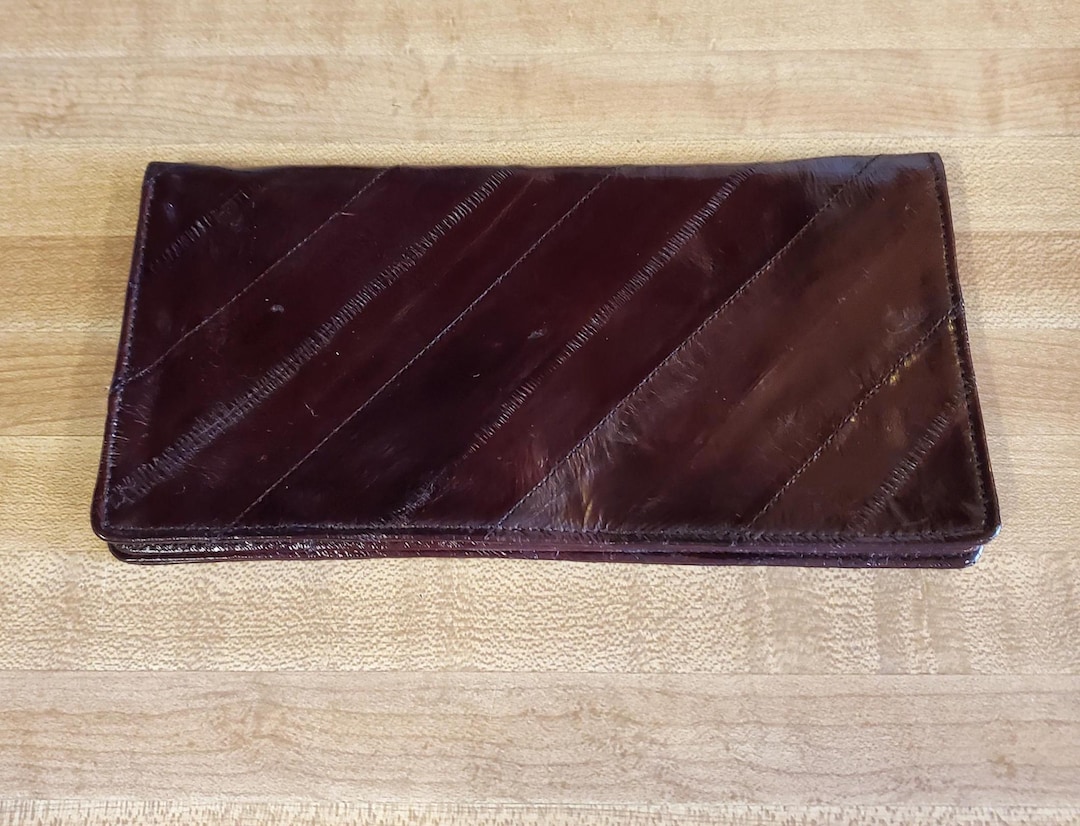 Eel Skin Wallet - Etsy