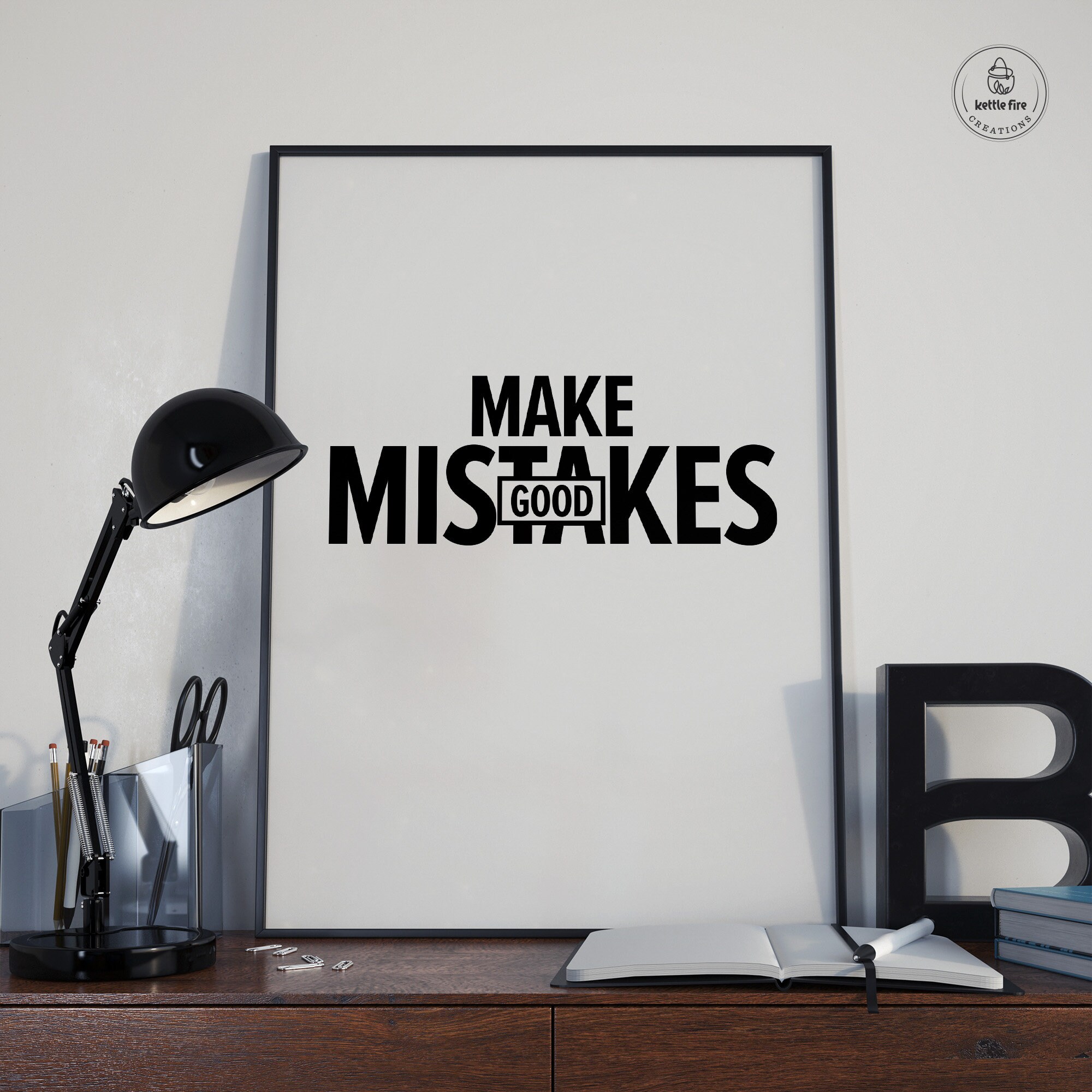 Make Good Mistakes Digital Print, Instant Download Art Print, Home ...