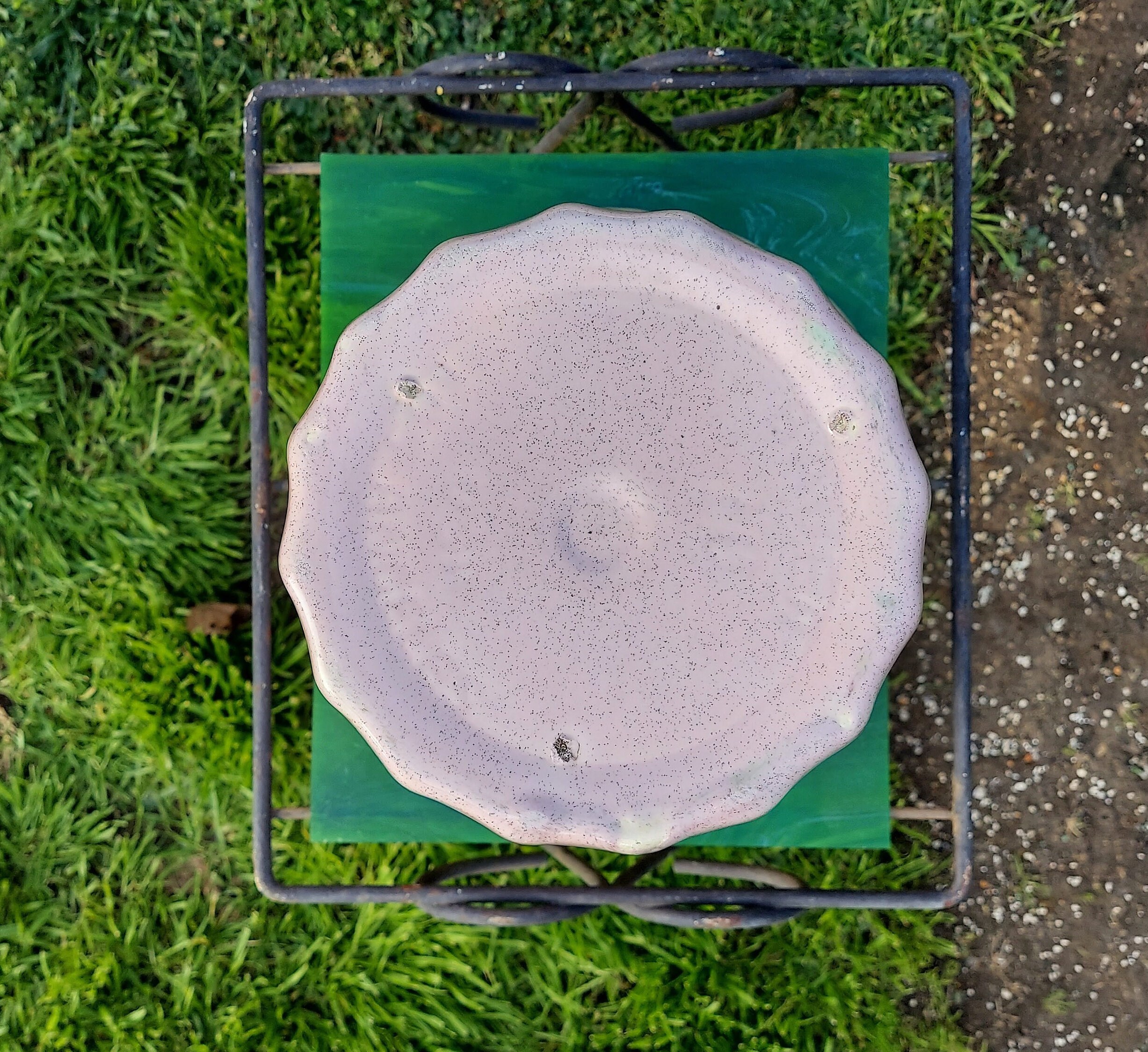 Mid Century Modern Bauer Pottery Pink Speckled Swirl Pot 10 - Etsy
