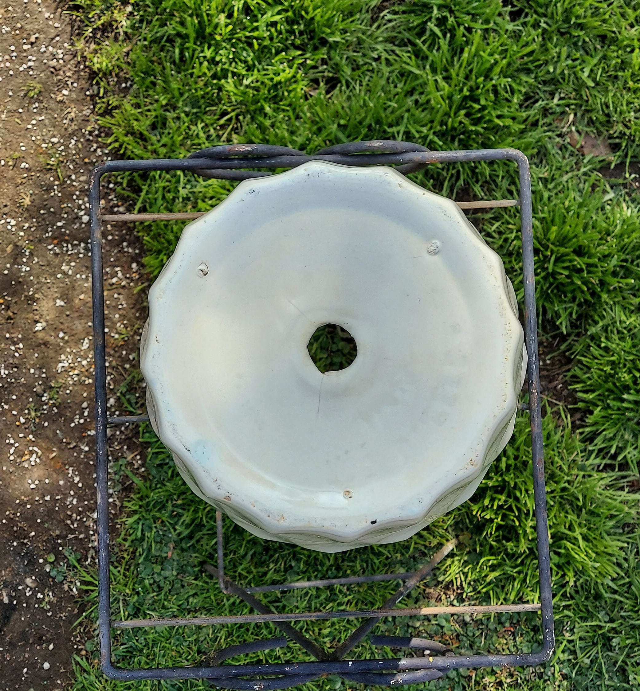 Mid Century Modern Bauer Pottery White Swirl Pot 10 - Etsy