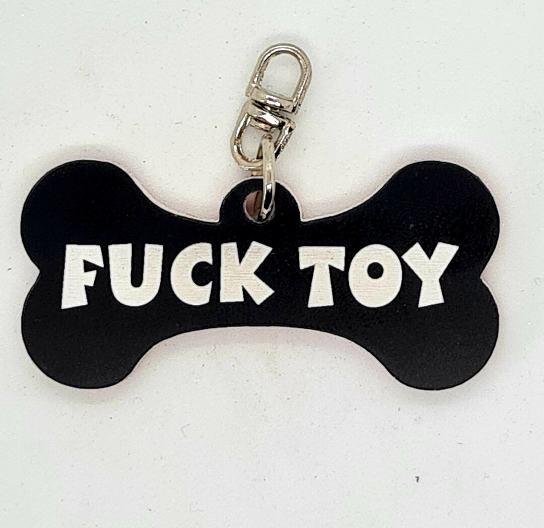 Custom Mature Adult Collar Reversable Bone Tag Engraved Front - Etsy