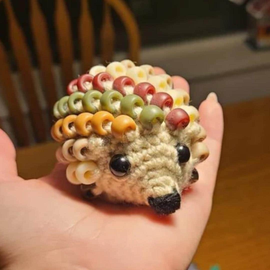 Beaded Fidget Hedgehog Crochet Pattern Crochet Fidget Toy Fidget ...