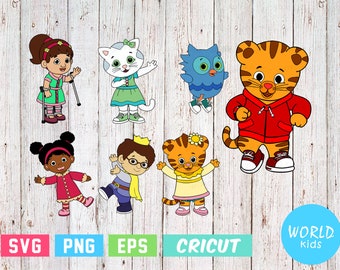 Daniel Tiger Birthday Svg | Etsy