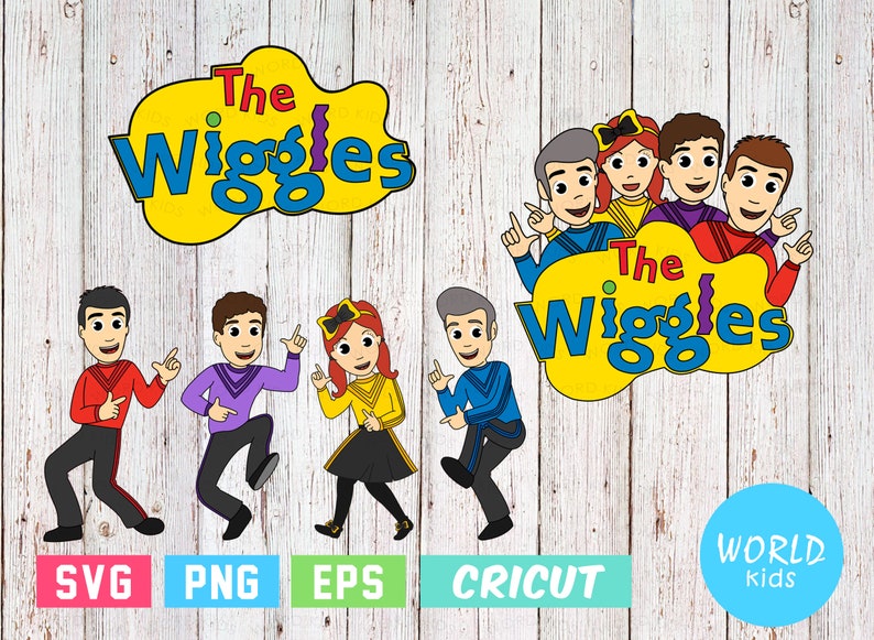 The Wiggles SVG the Wiggles Clip Art the Wiggles for Cricut | Etsy