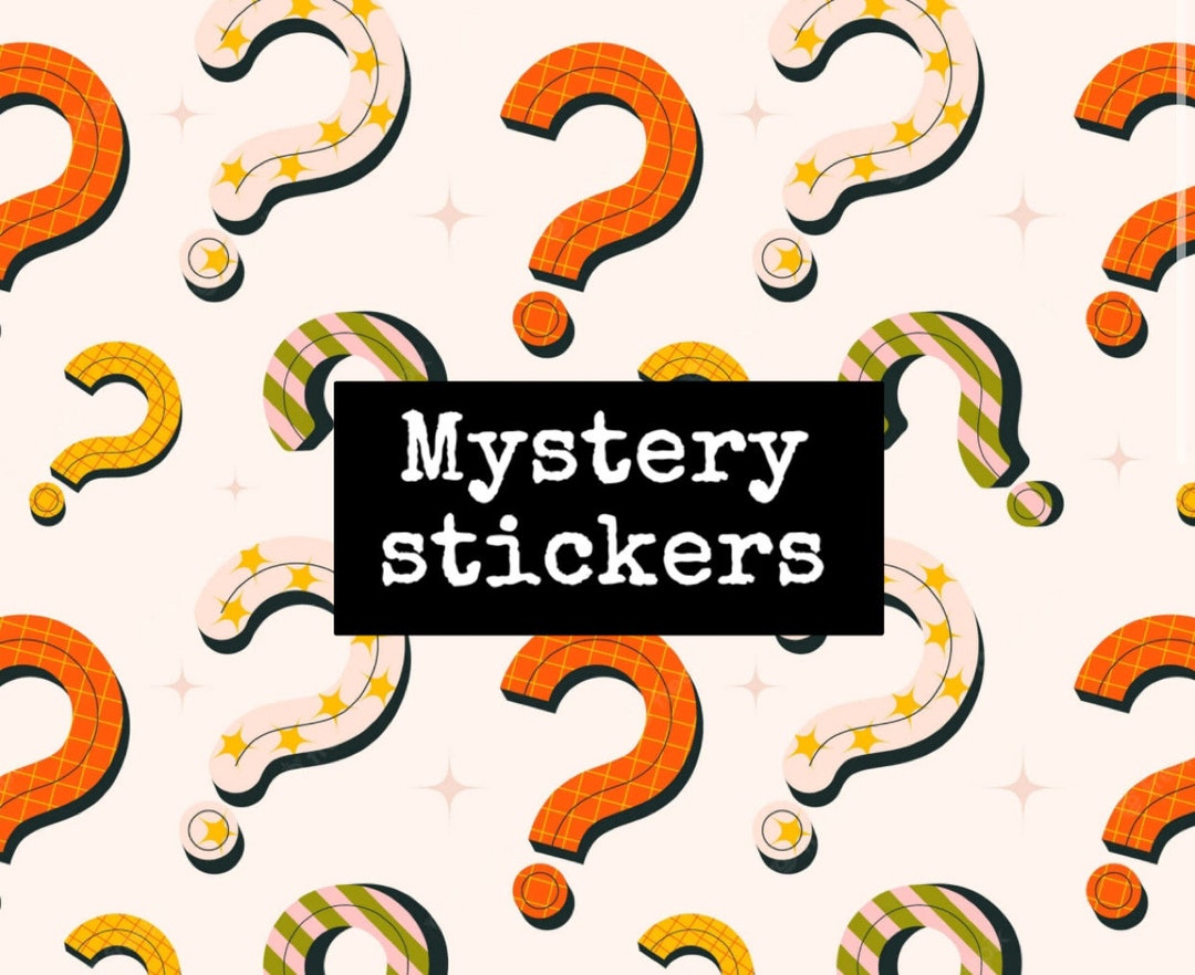 Mystery Sticker Pack – Aesthetic, Fun, Anime, Neon, or Mix – Choose ...