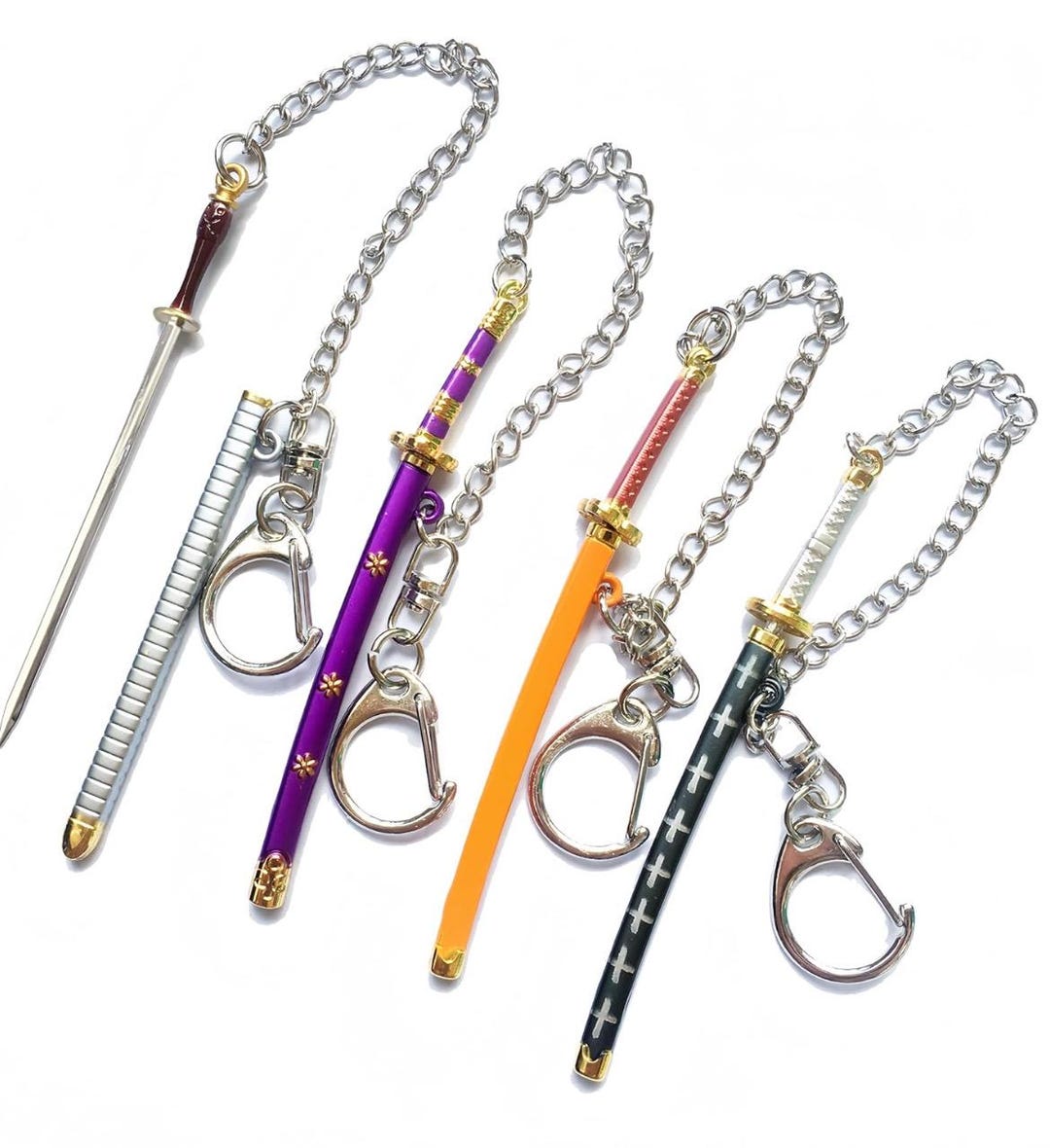 Mystery Anime Sword Keychain Zoro-inspired Katana Collectible 1 of 4 ...
