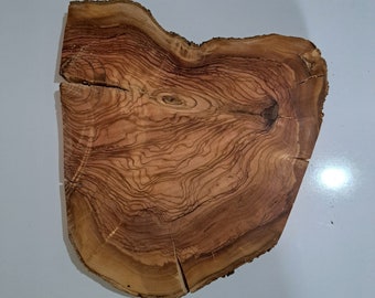 Olive Live Edge Wood Slab Olive Live Edge Log Wood Cookie Burl Slice ...