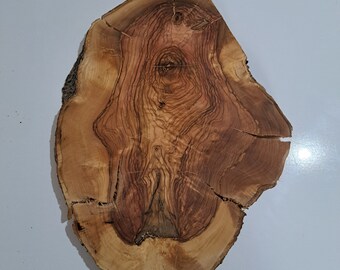 Olive Live Edge Wood Slab Olive Live Edge Log Wood Cookie Burl Slice ...