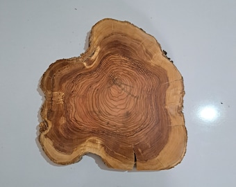 Olive Live Edge Wood Slab Olive Live Edge Log Wood Cookie Burl Slice ...