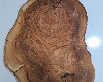 Olive Live Edge Wood Slab Olive Live Edge Log Wood Cookie Burl Slice ...