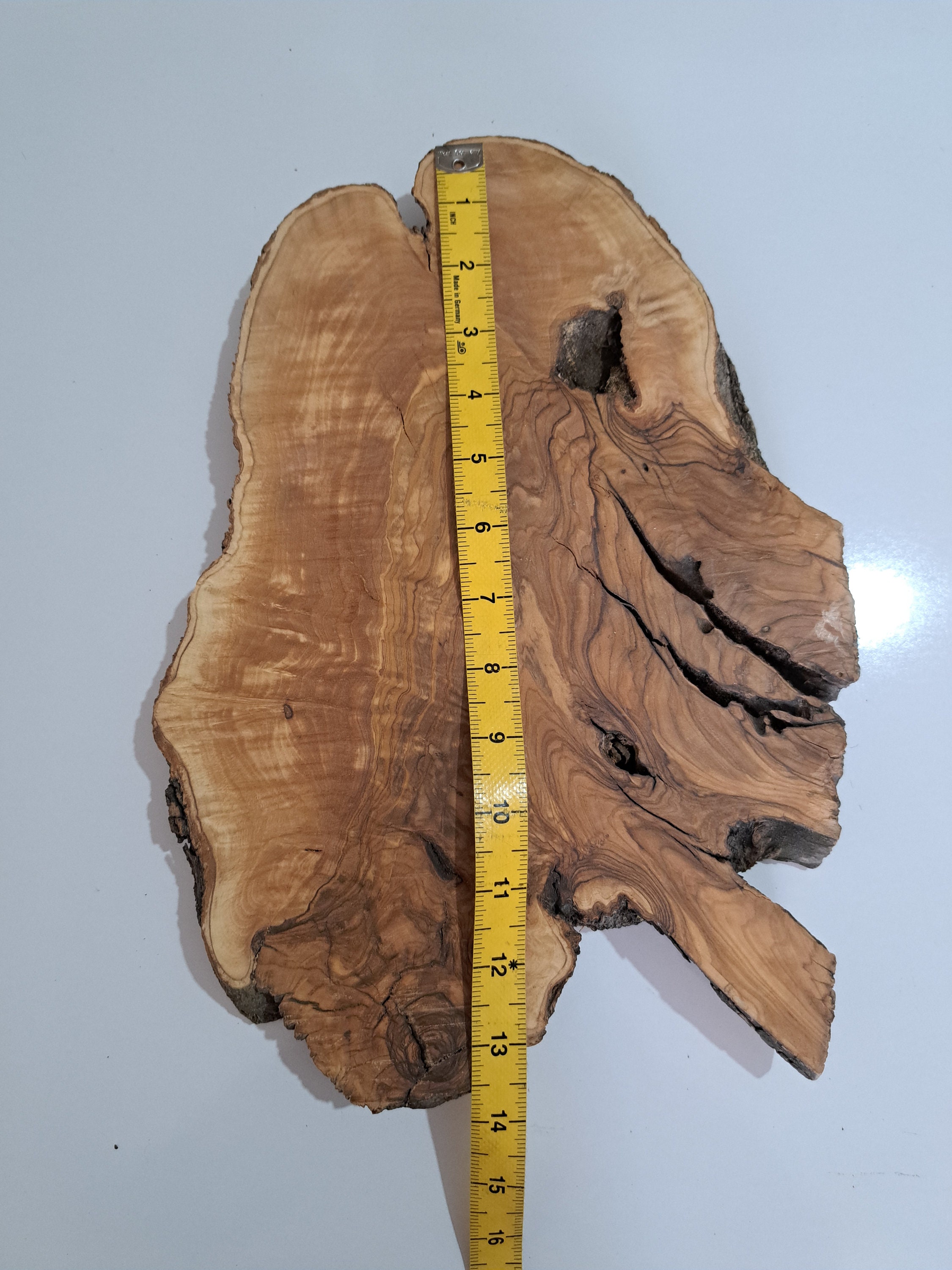 Olive Live Edge Wood Slab Olive Live Edge Log Wood Cookie Burl Slice ...
