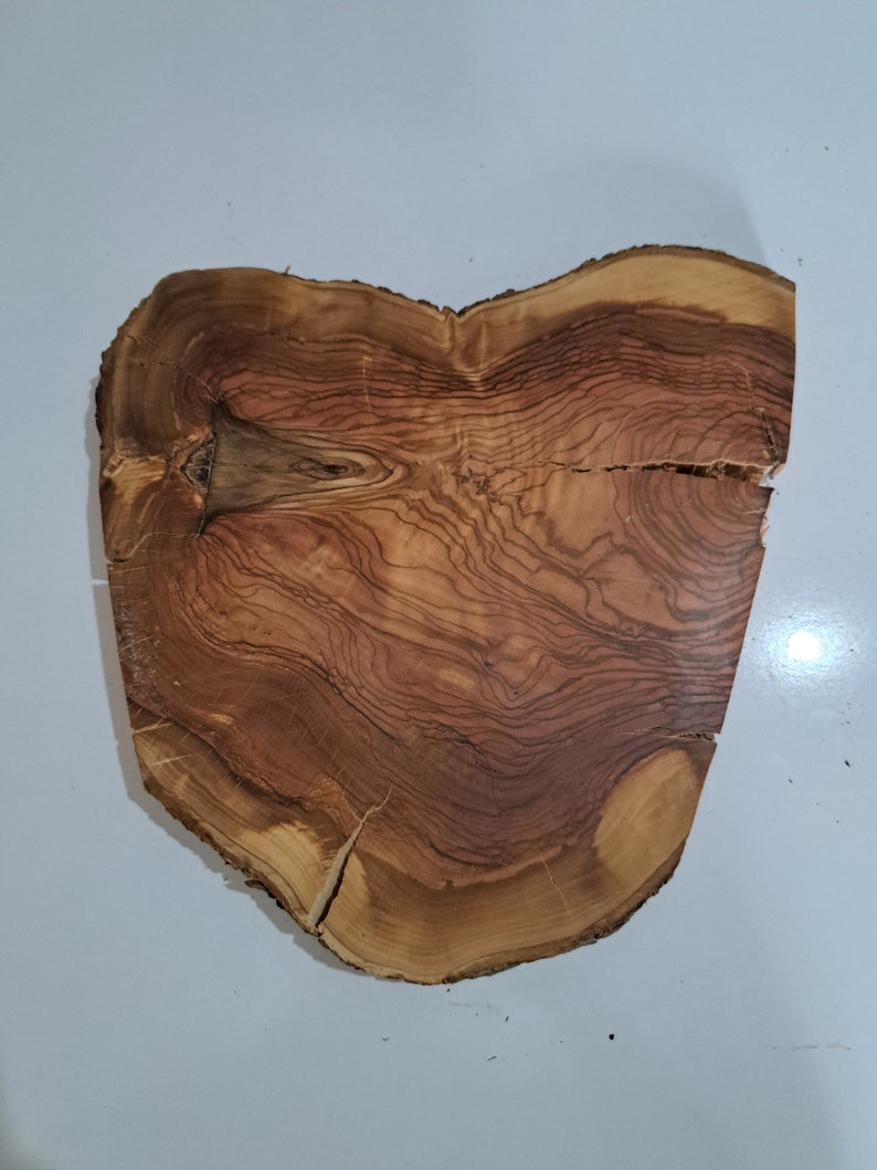 Olive Live Edge Wood Slab Olive Live Edge Log Wood Cookie Burl Slice ...