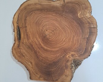 Olive Live Edge Wood Slab Olive Live Edge Log Wood Cookie Burl Slice ...