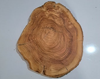 Olive Live Edge Wood Slab Olive Live Edge Log Wood Cookie Burl Slice ...