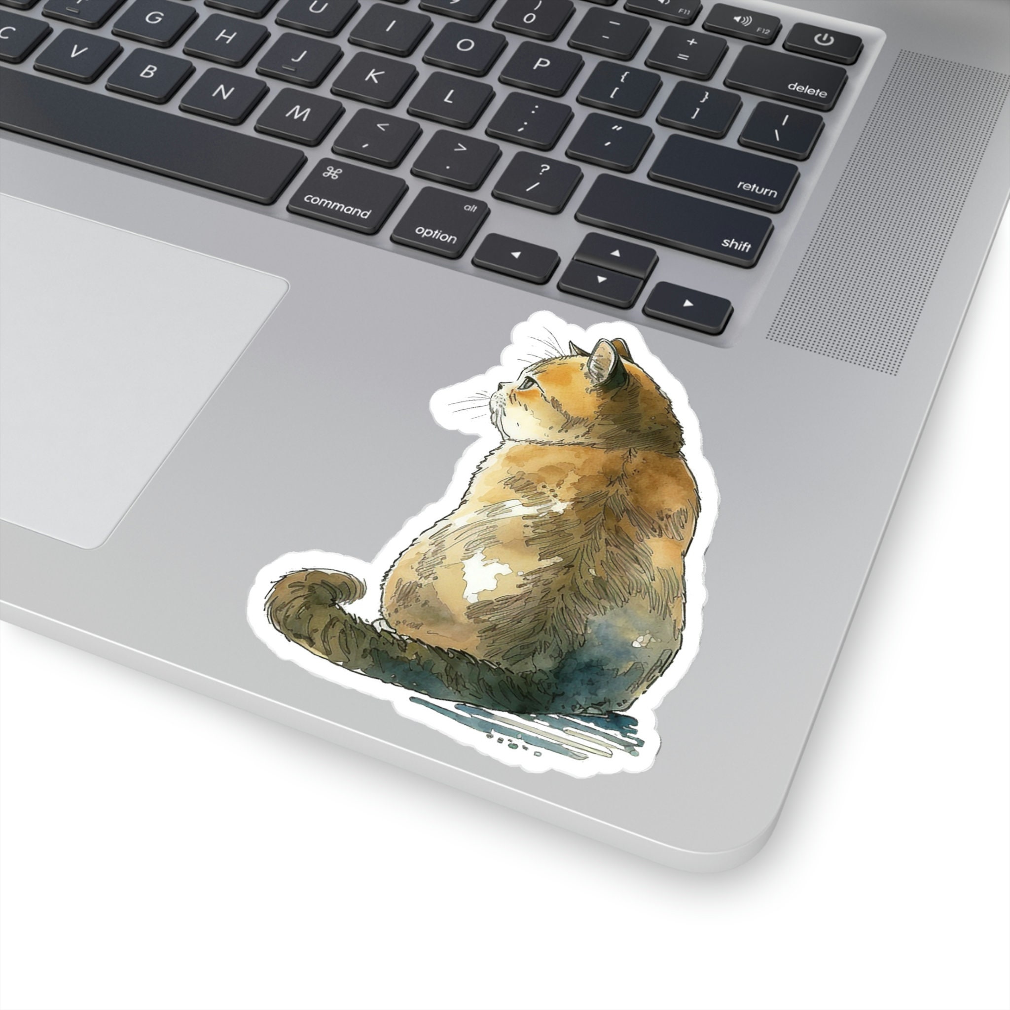 Japanese Cat Sticker Ukiyo-e Art Decal Adorable Feline - Etsy