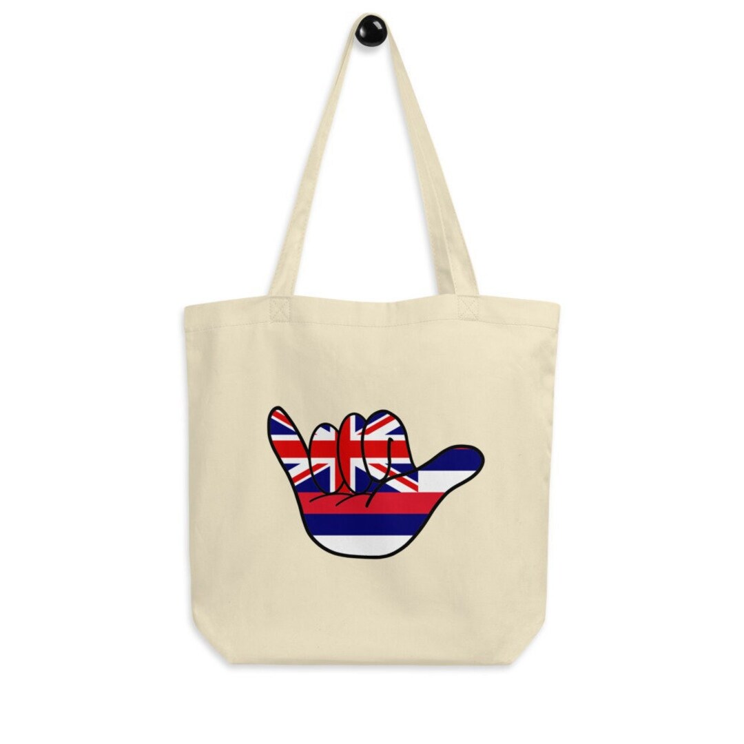 Hawaii Flag Shaka Eco Tote Bag Durable and Sustainable - Etsy
