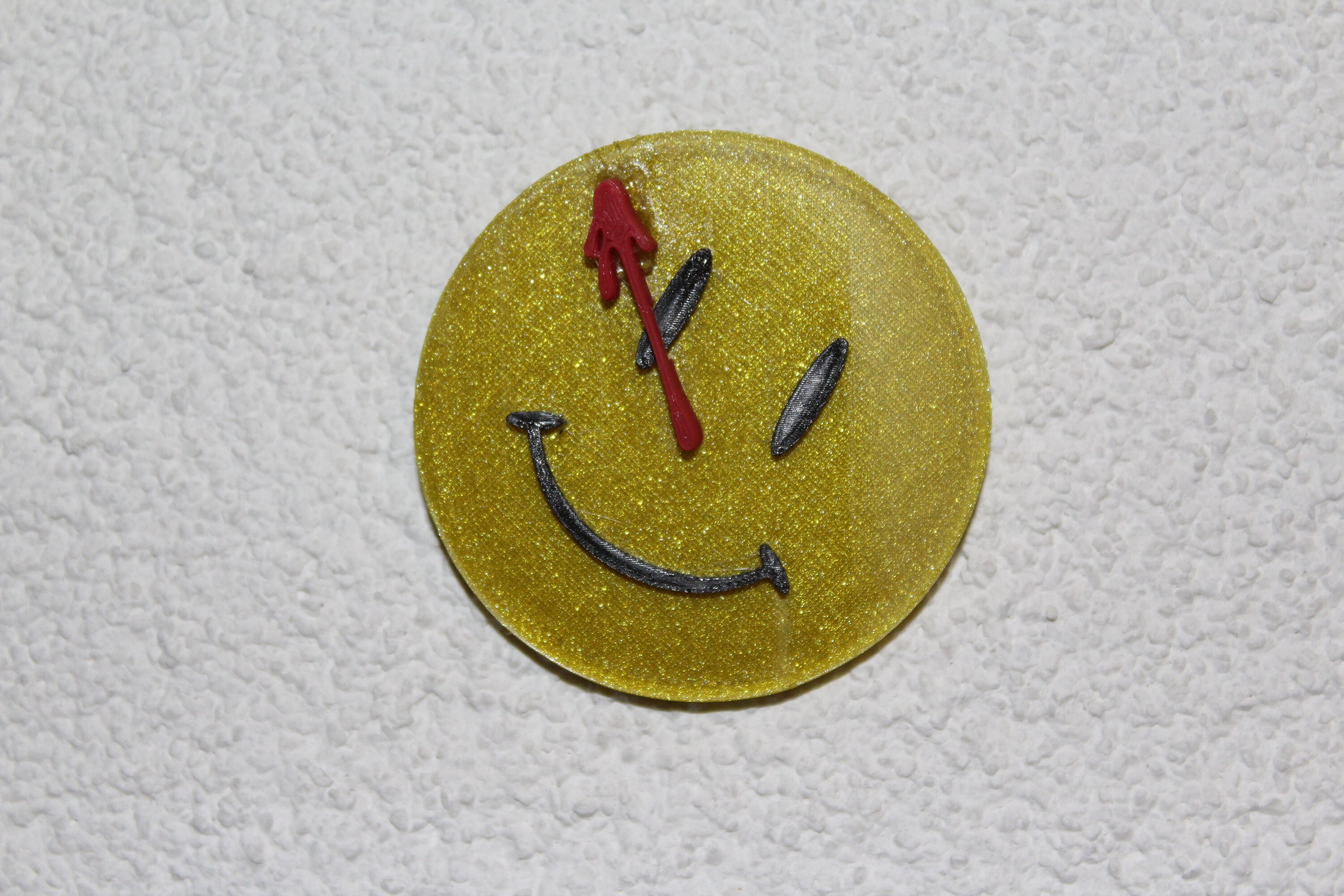 Watchmen Badge Comedians Smiley With Blood Badge From the Watchmen ...