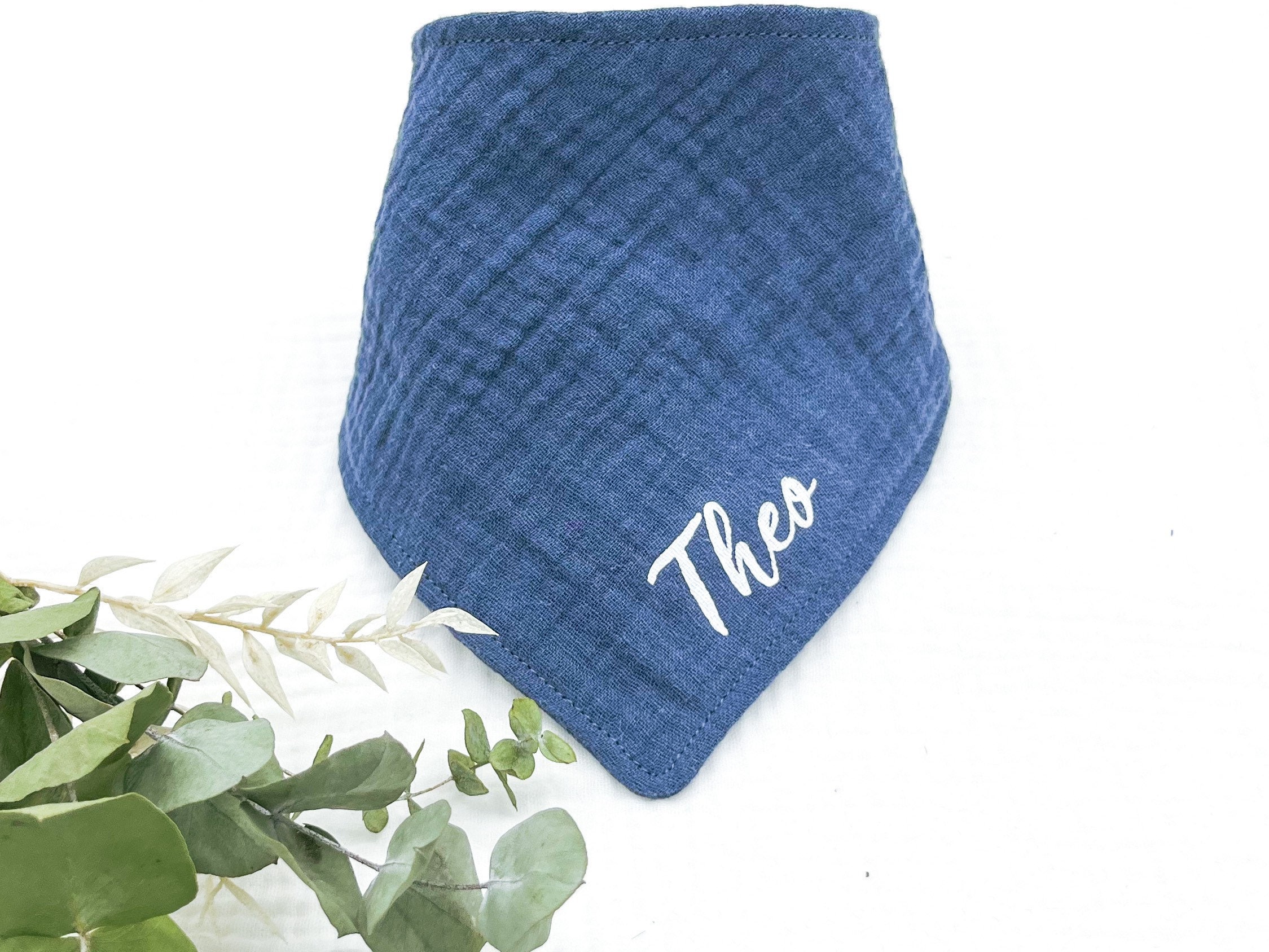 Musselin Halstuch für Babys mit Namen - Etsy.de