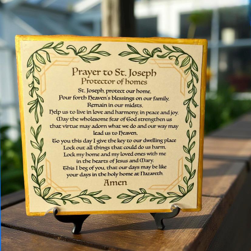 Prayer to St. Joseph, Protector of Homes - Etsy