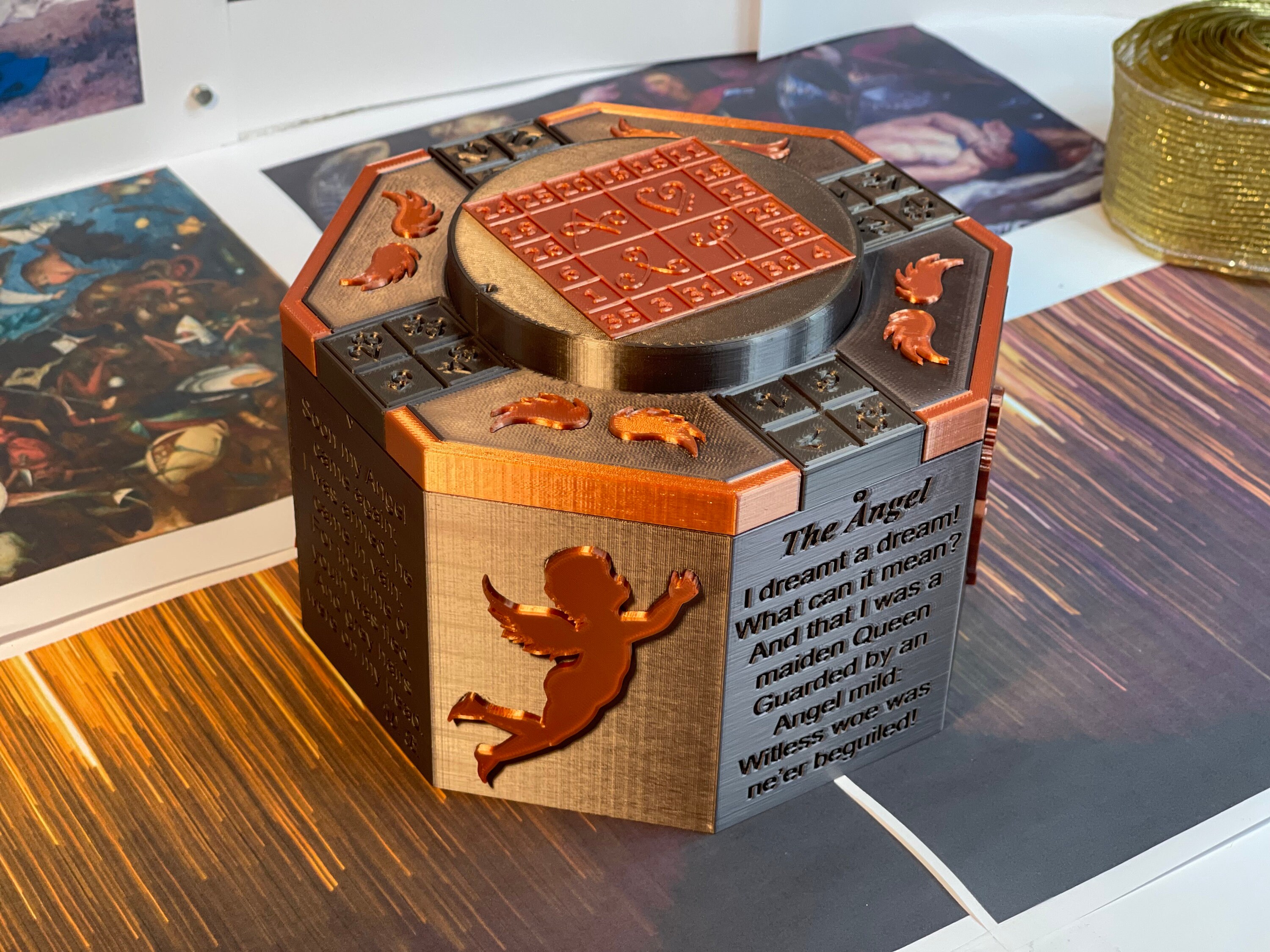 The Angel Puzzle Box - 3D Printed - Etsy Canada