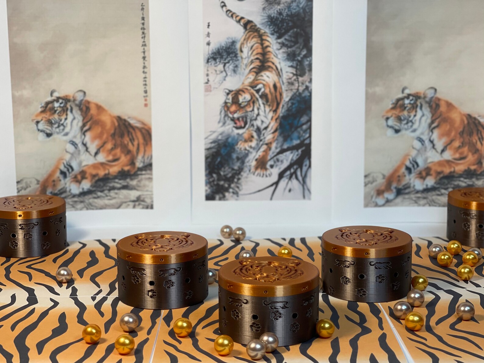 The Tiger Puzzle Box 3D Printed - Etsy
