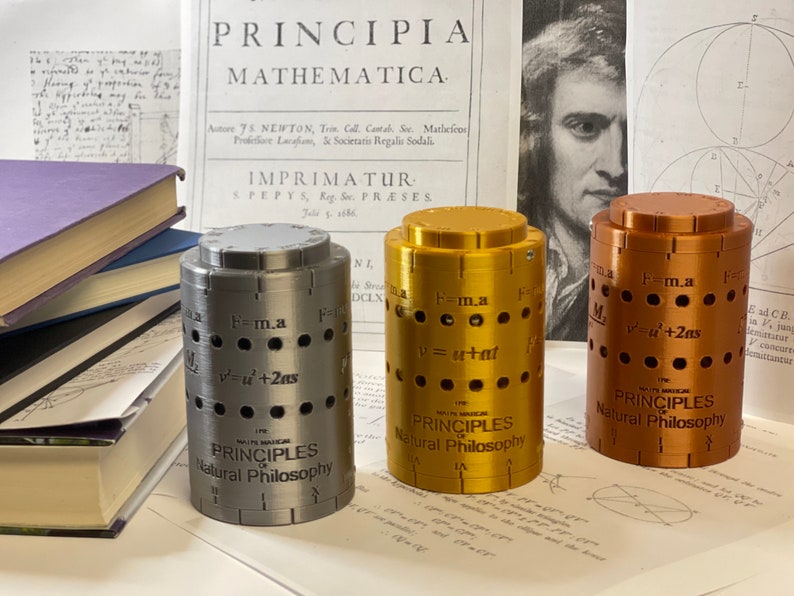 One of a Kind Cryptex Cylinder Puzzle Box / 3D Printed - Etsy