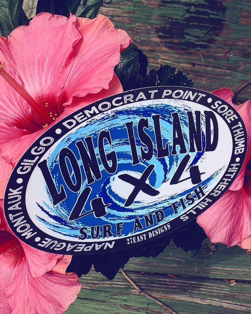 Long Island 4x4 Decal - Etsy