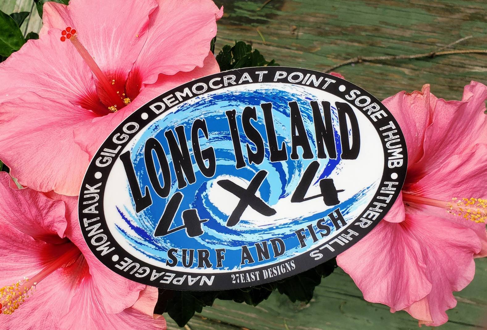 Long Island 4x4 Decal - Etsy