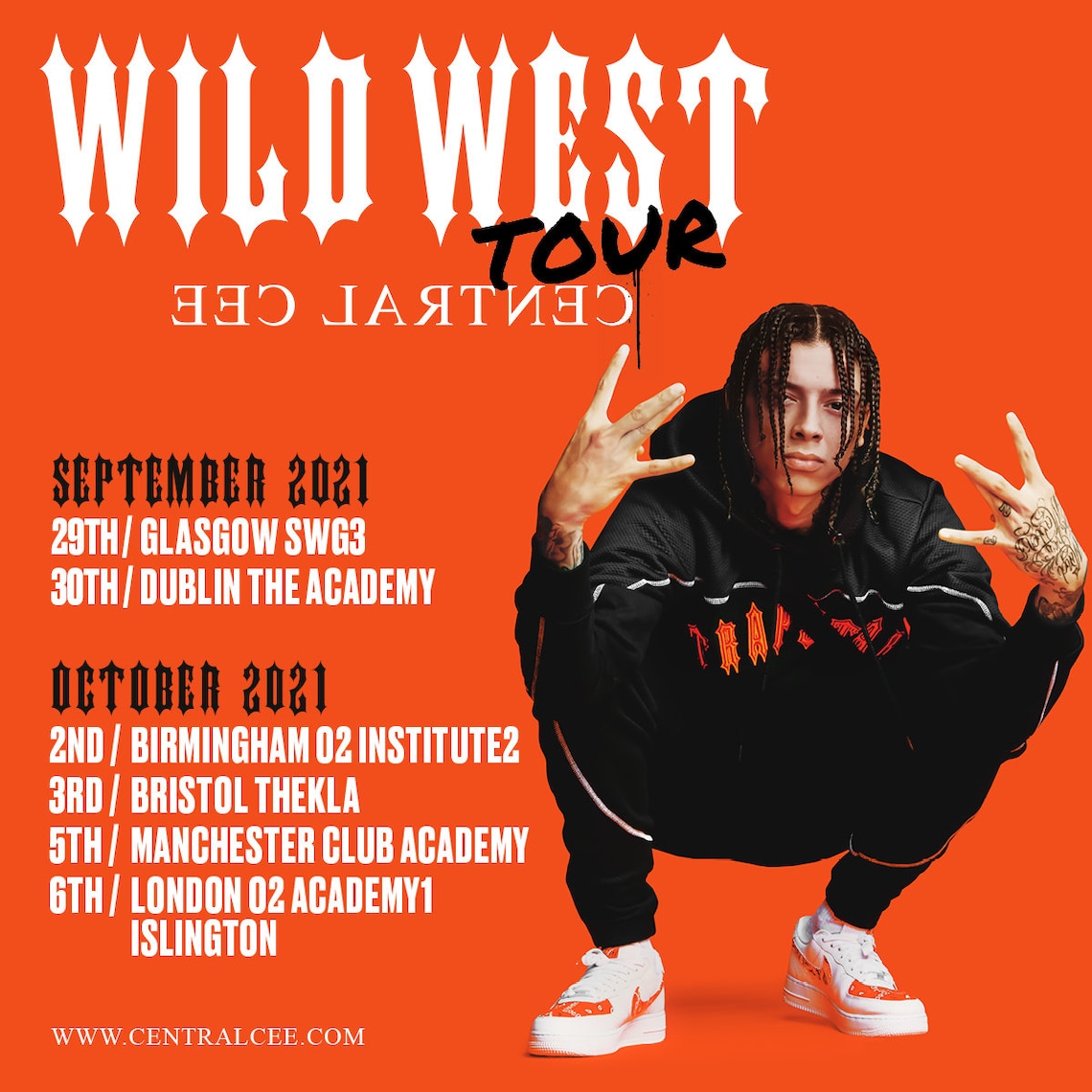 Central Cee Wild West Album Cover Inspired Premium Box Print | Etsy UK