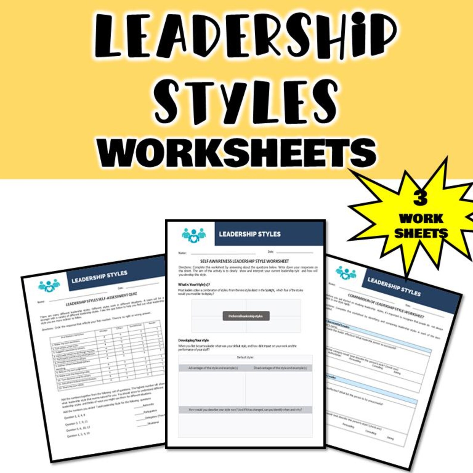 Leadership Styles Lesson Bundle SEL Activities for Teens Decision ...