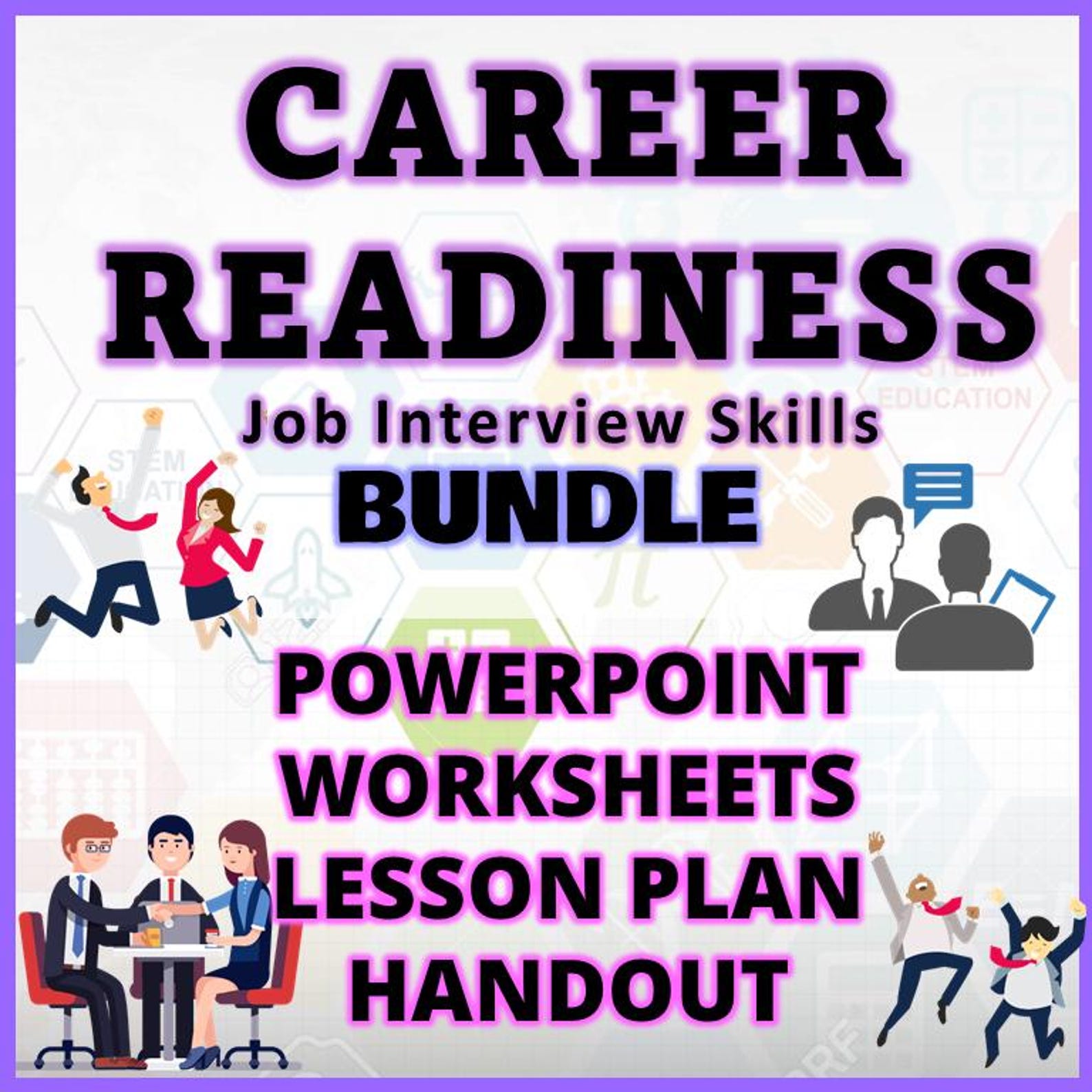 Career Readiness Bundle: Job Interview Skills, Worksheets (digital ...