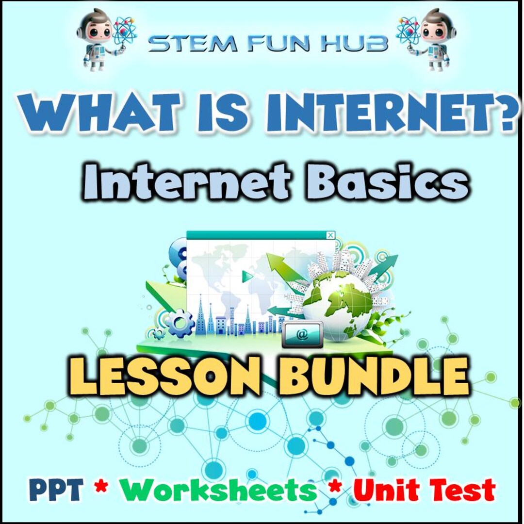 Basics of the Internet Lesson Bundle What is the Internet? Slides ...