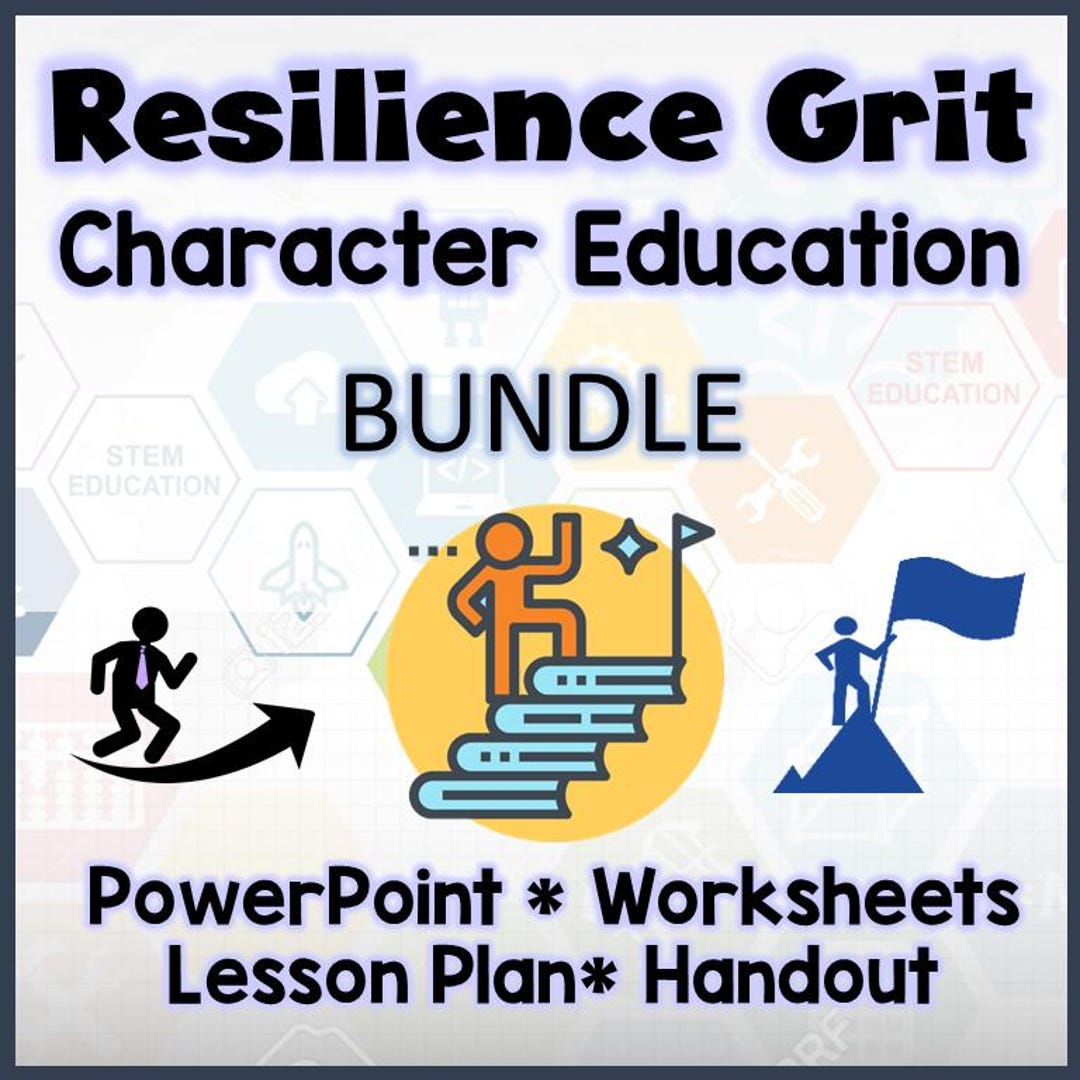 Resilience Grit Character Education Lesson Bundle SEL Activities for ...