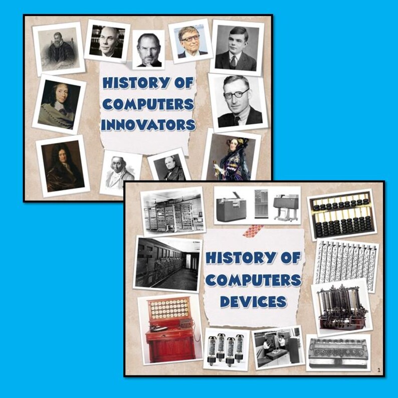 History of Computers Powerpoint: Inventors & Devices (educational ...