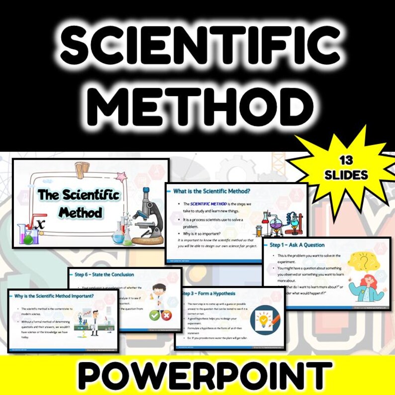 The Scientific Method Lesson Bundle | Presentation & Lesson Plan ...