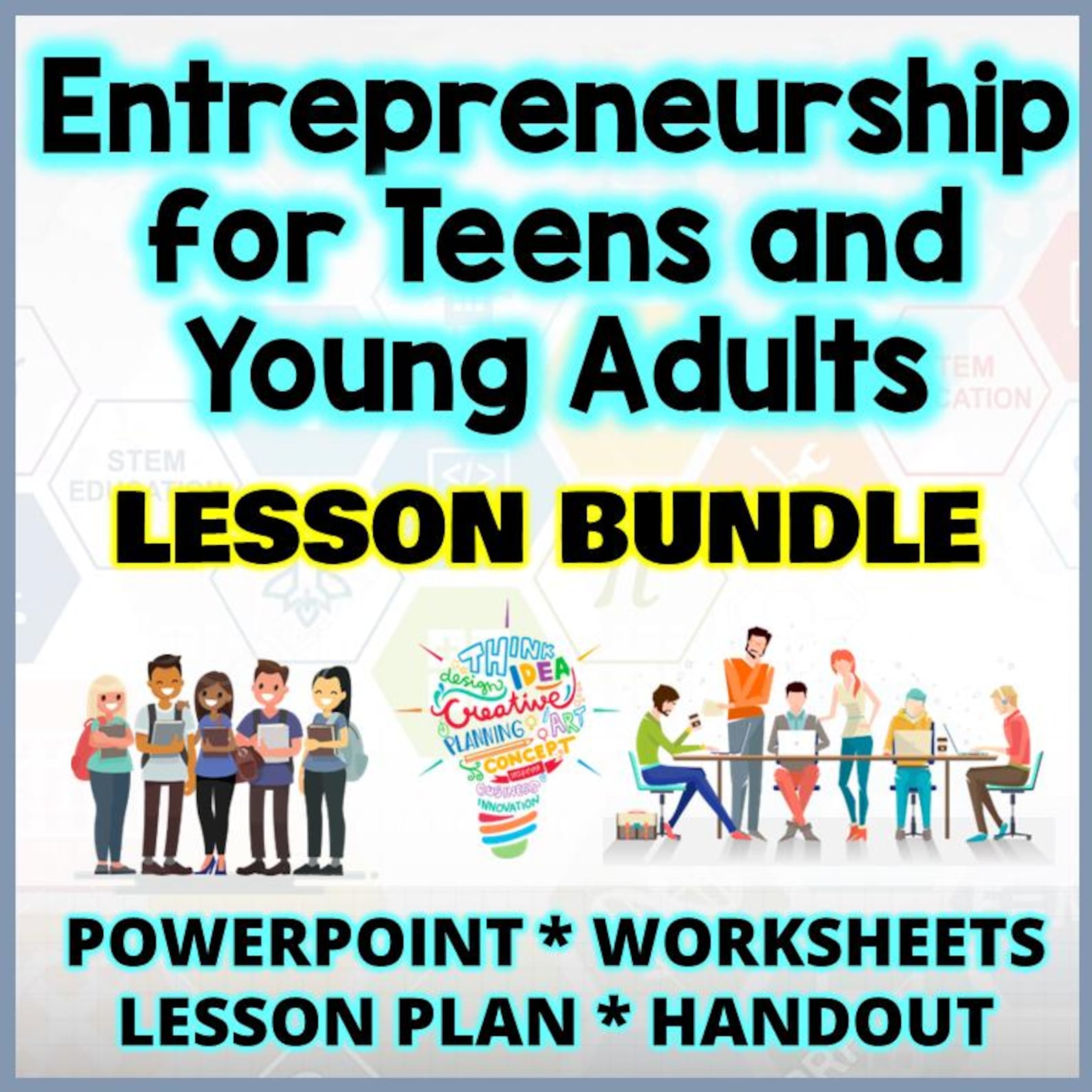 Entrepreneurship Lesson Bundle for Teens: Business Planning, Financial ...
