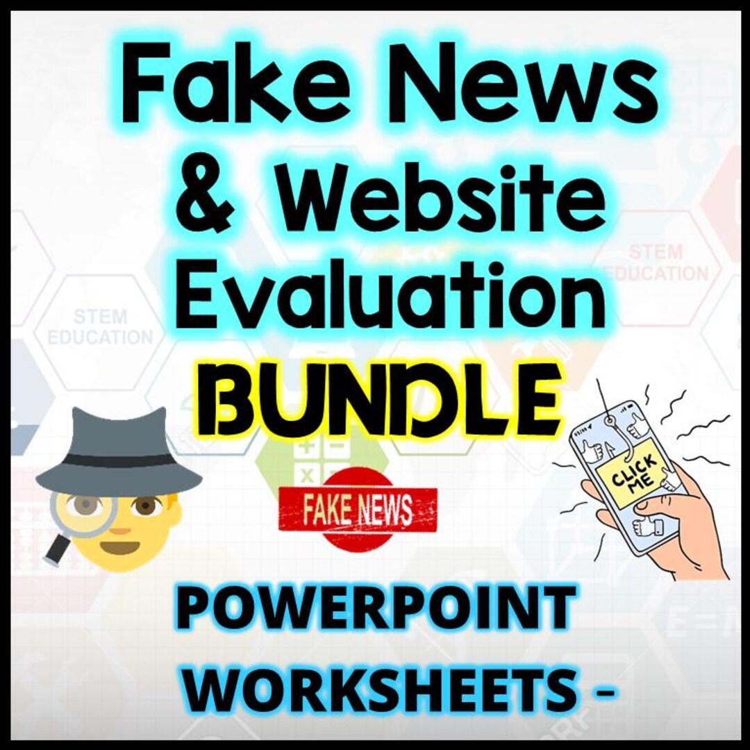 Kids Online Safety Lesson, Fake News, Website Evaluation Test ...