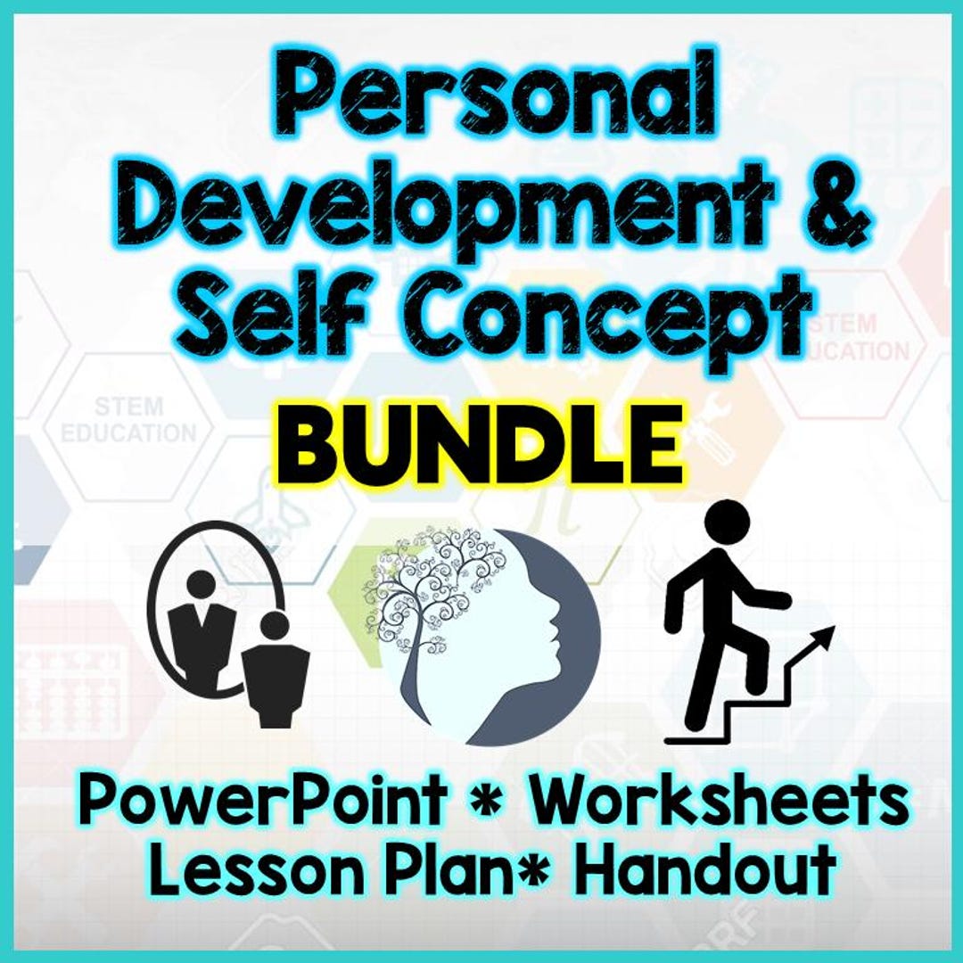 Personal Development & Self-concept Lesson Bundle SEL Activities ...