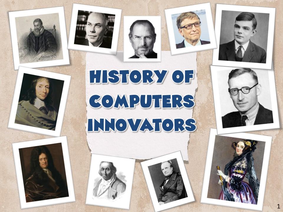 History of Computers Powerpoint: Inventors & Devices (educational ...