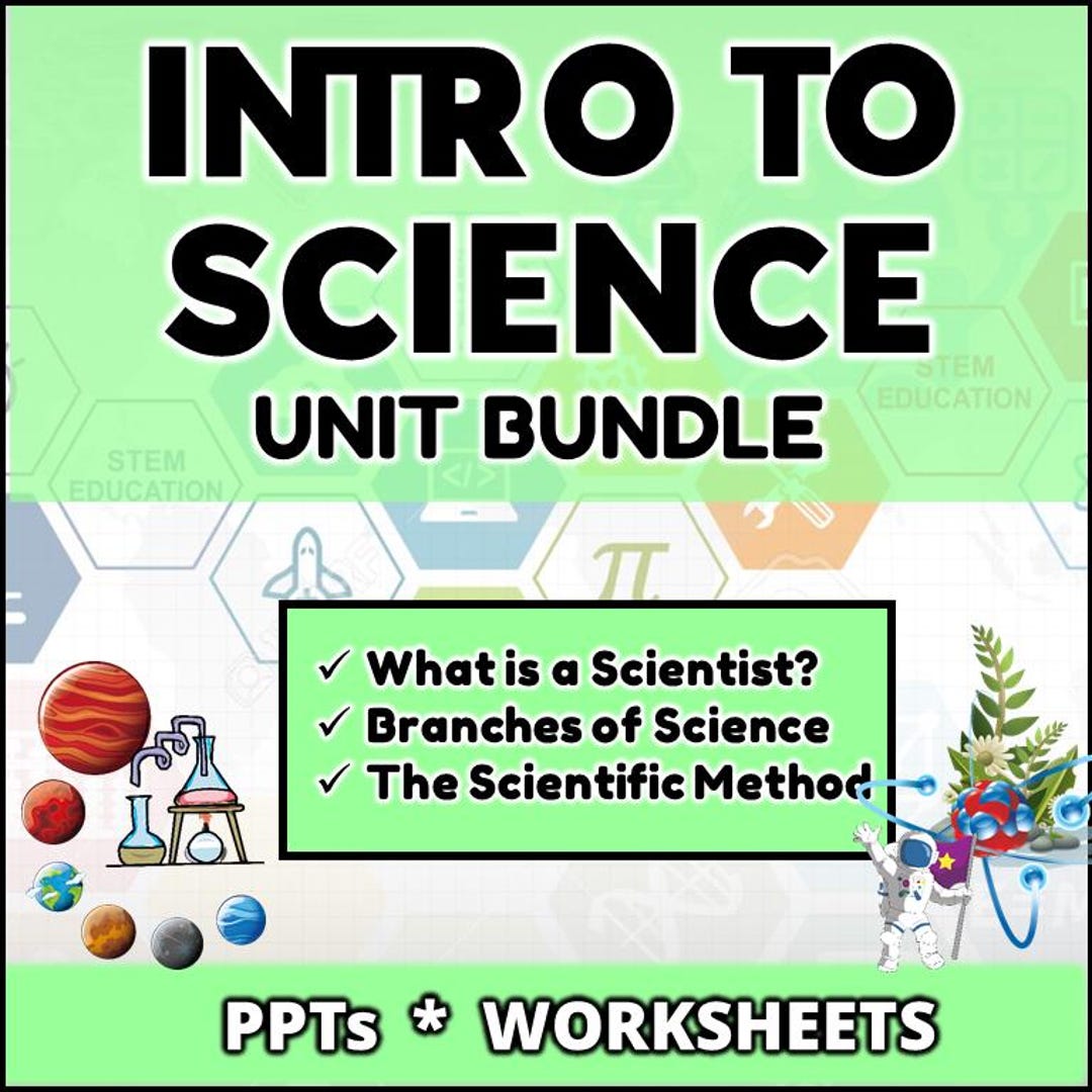Intro to Science Lesson Bundle | What is Science? | What is a Scientist ...