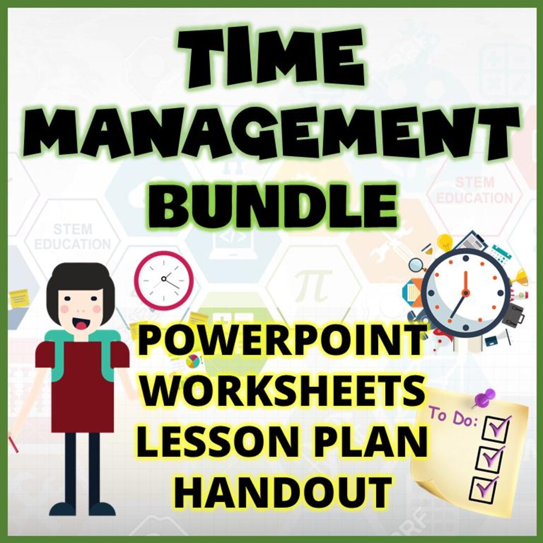 Time Management Lesson Bundle Life Skills Activities for Teens Goal ...