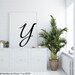 Printable Art: Letter y Poster Typography Poster - Etsy