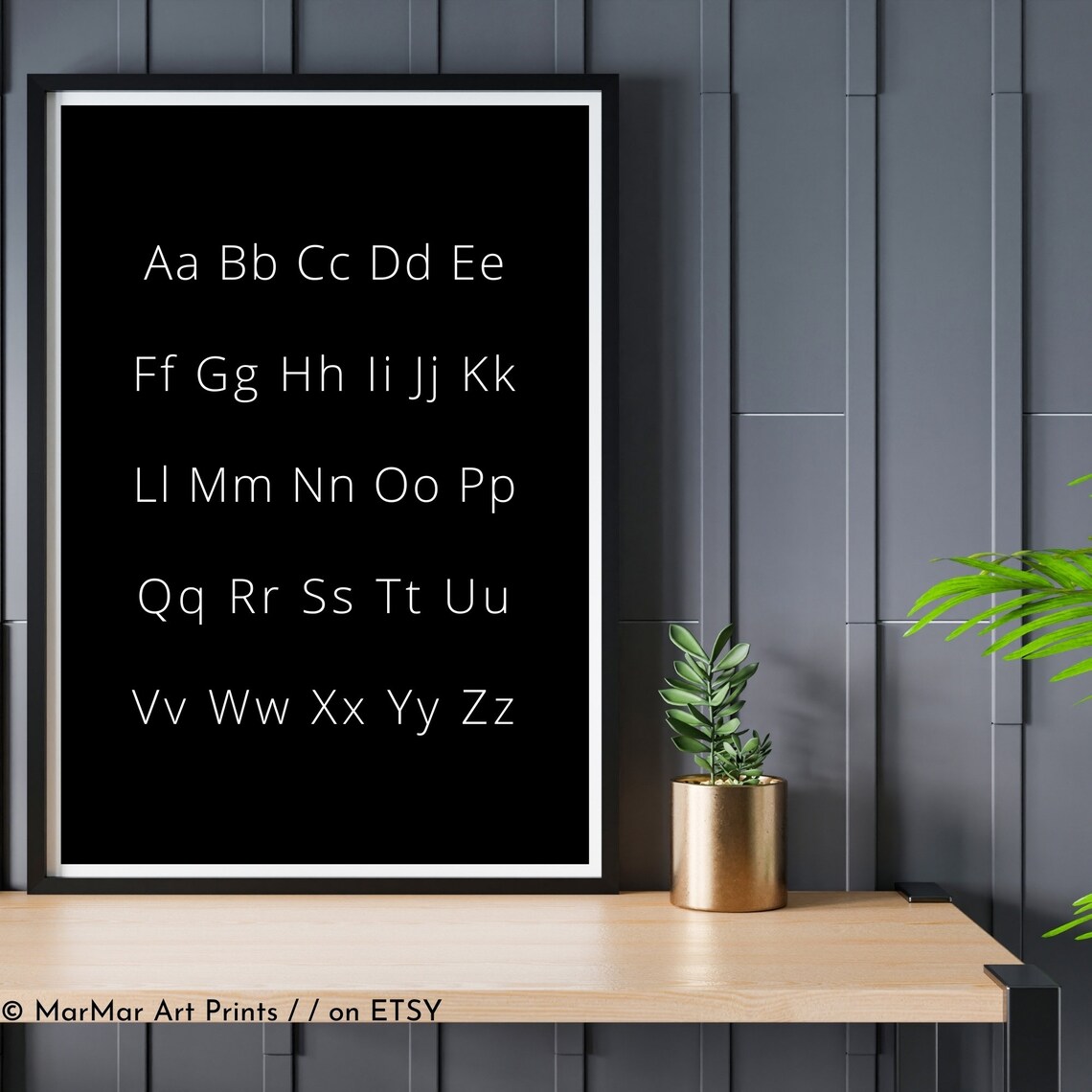 Alphabet Printable Art, ABC Poster, A to Z Poster, Abc Wall Art ...