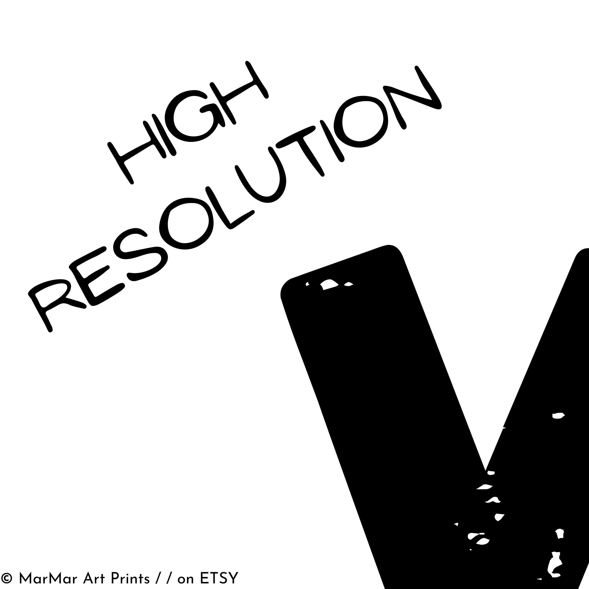 Printable Art: Letter y Poster Typography Poster - Etsy