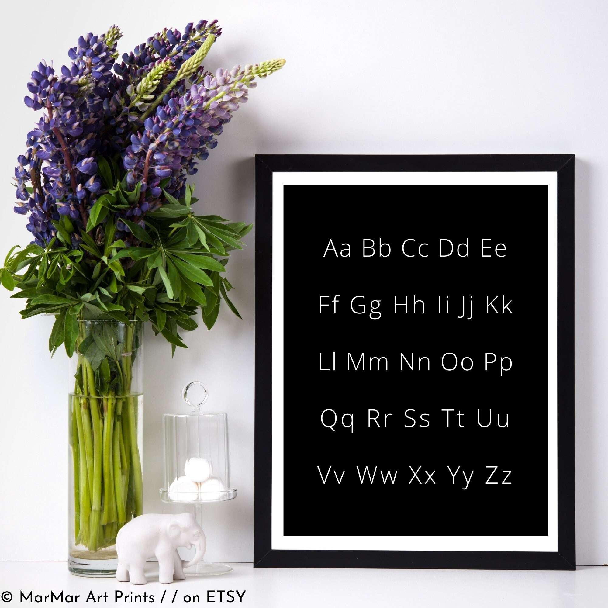 Alphabet Printable Art, ABC Poster, A to Z Poster, Abc Wall Art ...
