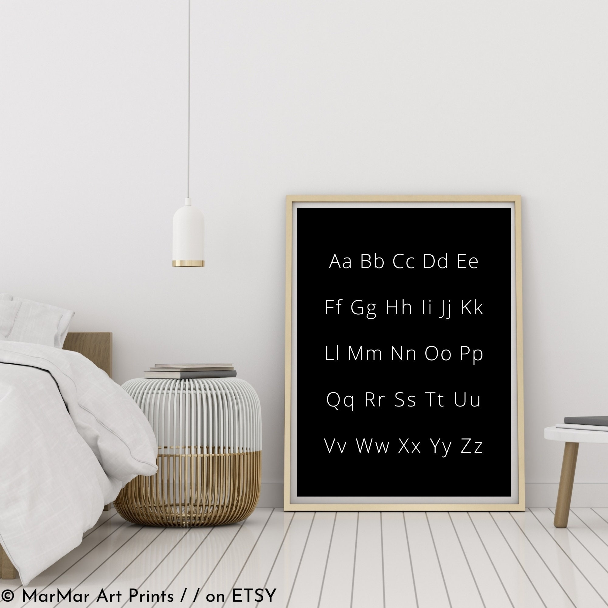 Alphabet Printable Art, ABC Poster, A to Z Poster, Abc Wall Art ...