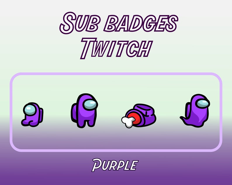 Among Us Twitch Sub Badges - Etsy
