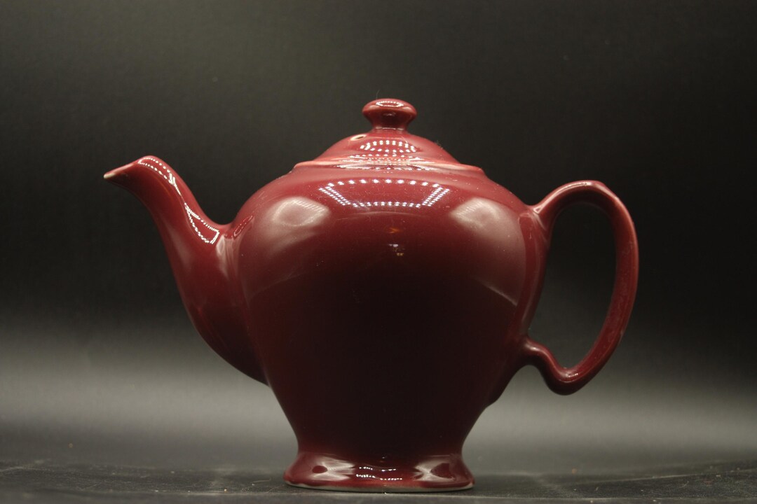 Mccormick Teapot - Burgundy - Etsy