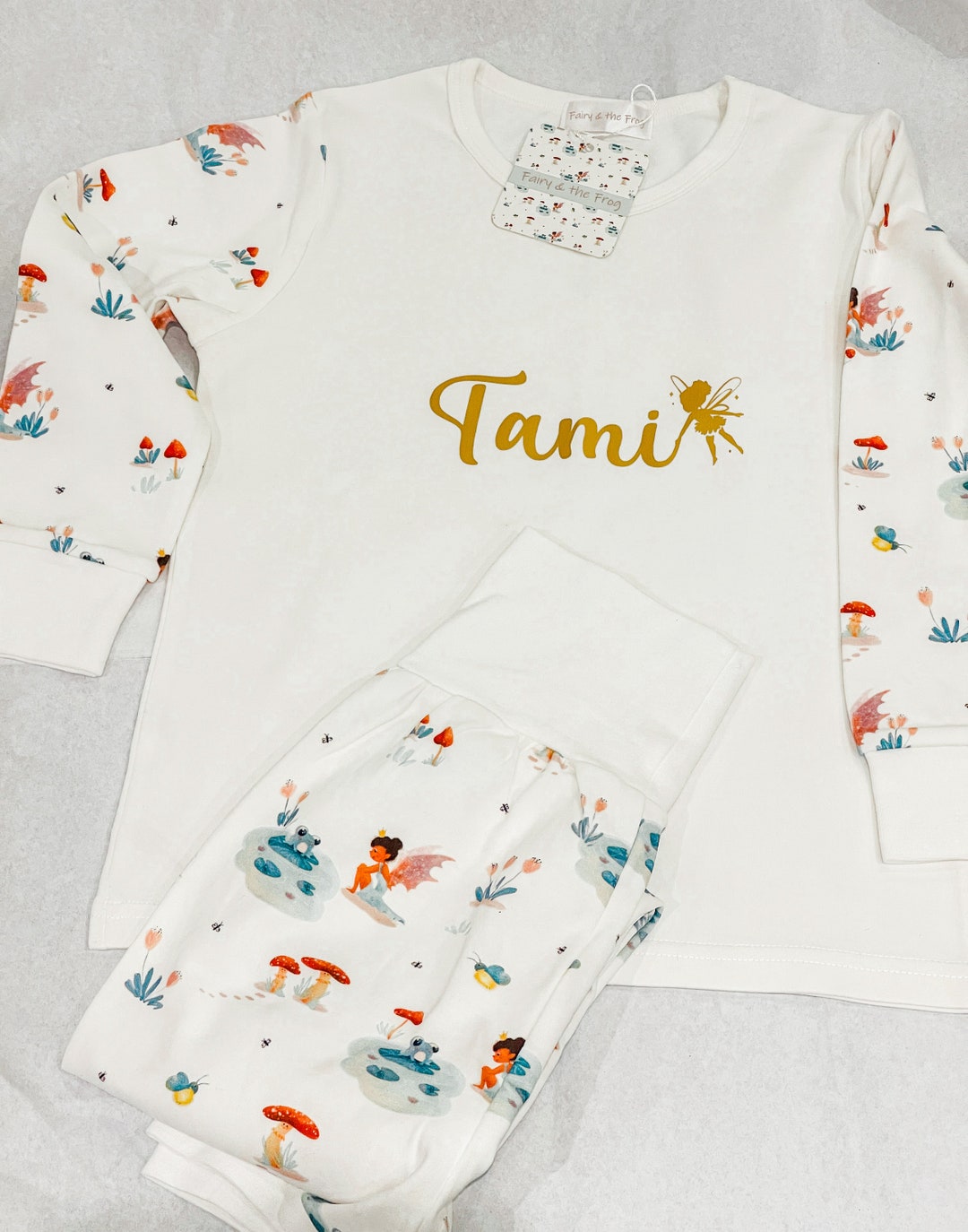 Personalised Fairy Princess Pyjamas Fairy Princess Birthday Pyjamas ...